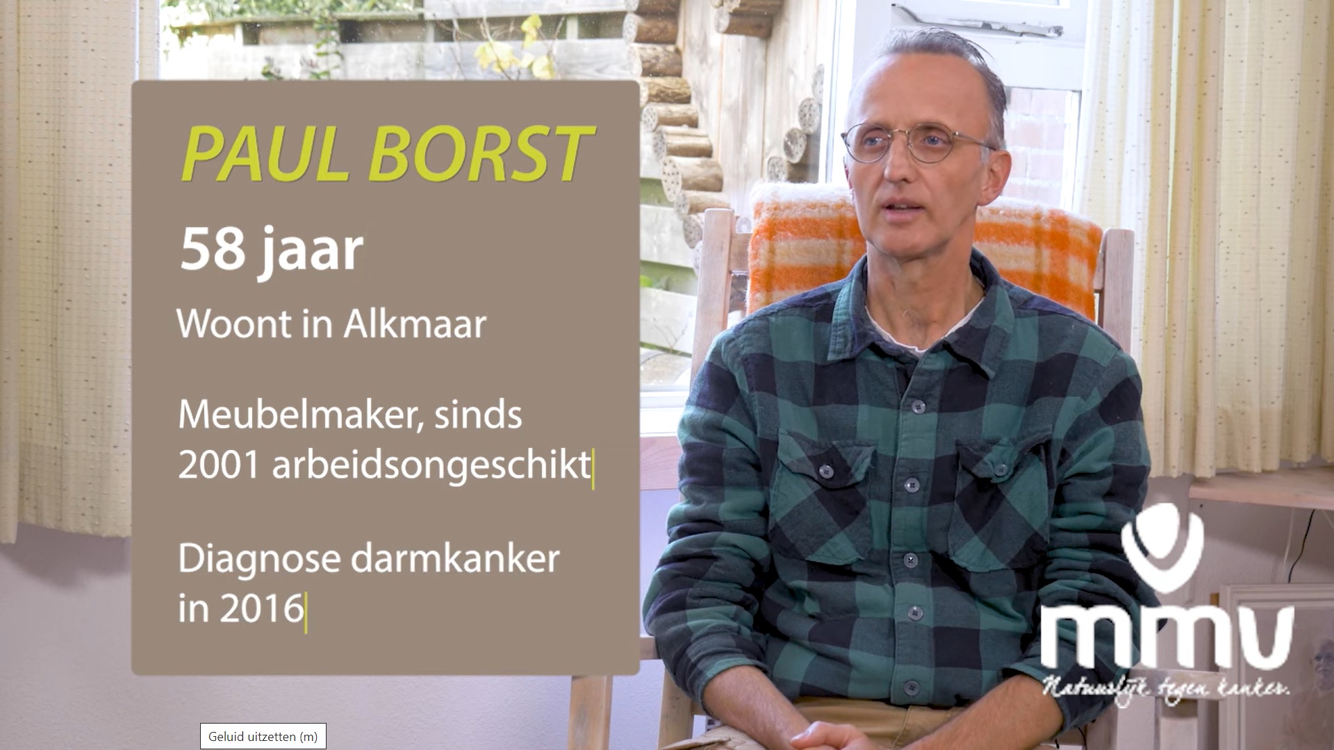 'Kankervrij zonder chemo' - video-interview met Paul Borst | MMV
